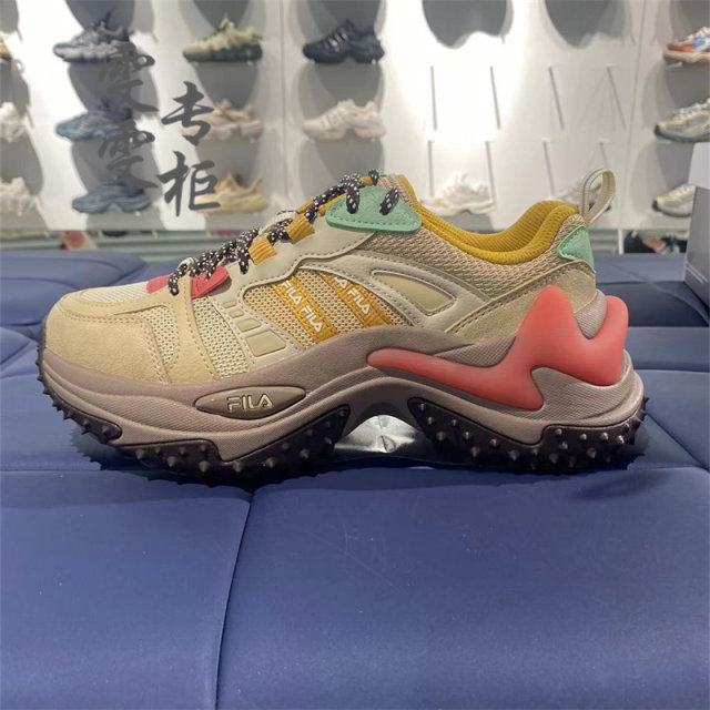 FILA Ferle Fish Three Daddy Shoes Women's Shoes 2024 Spring Thick ...