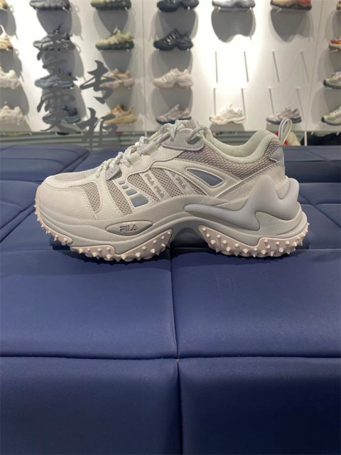 FILA Ferle Fish Three Daddy Shoes Women's Shoes 2024 Spring Thick ...