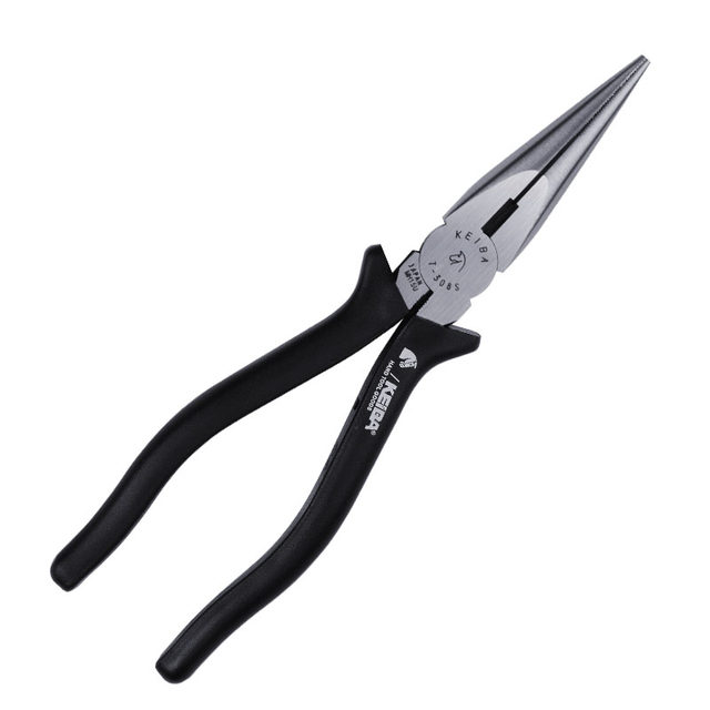 Keiba horsepower torn tongs Japanese imported electrician cutting wire clamp clamp pliers with ...