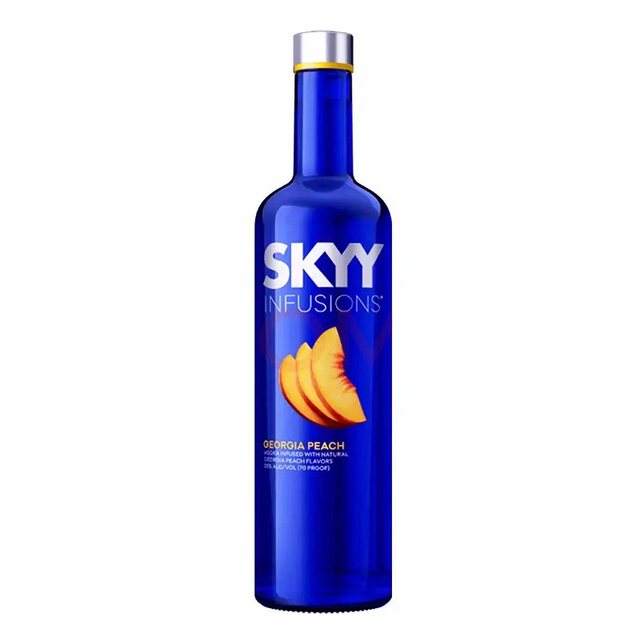 Deep Blue Vodka Skyy peach flavors Peach Vodka Lite -Laidou 750ml*1 ...