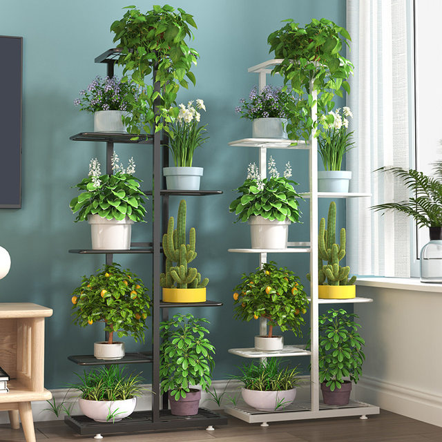 Flower racks indoor home balcony floor -to -floor floor -to -wheeled ...