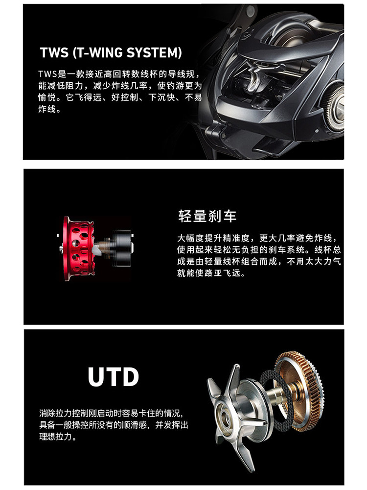 Daiwa Tatula SV TW JP Rybársky navijak - Čierny Spider Elite