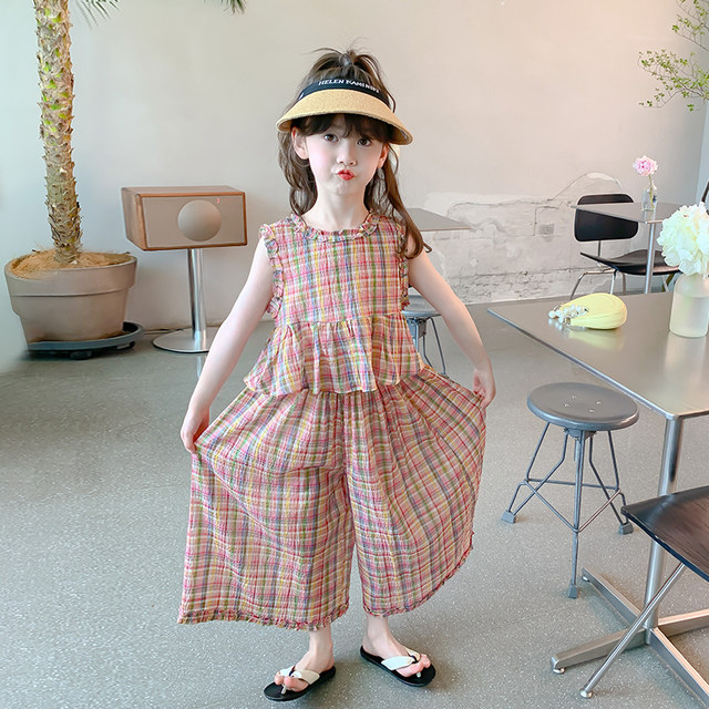 Girls Suits Summer 2024 New Style Children's Clothes Children's ...