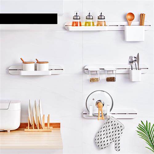 Slide Kchen Shelf One Word No-Punch Shelf Bathroom Wall Shel