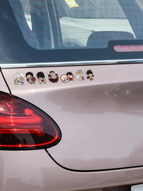 Reverse car sticker One Piece Decoration Piece Nika -Lun Rufu Patch ...