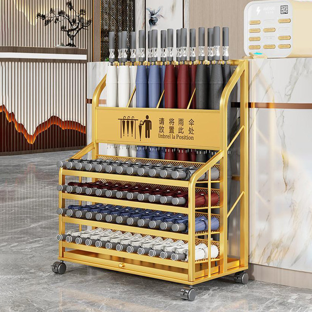Umbrella rack storage rack hotel lobby umbrella bucket classroom class ...