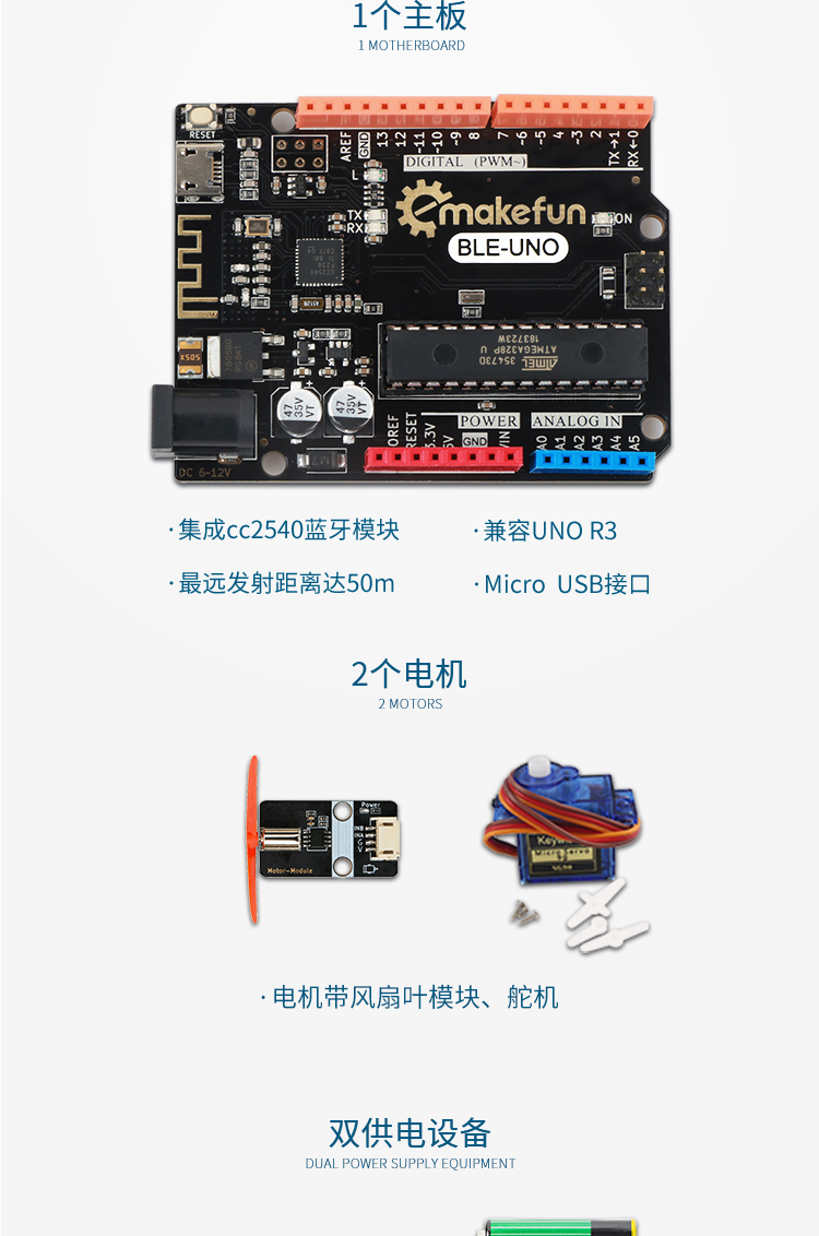 Anti-reverse connection kit - Uno top deluxe version package + voice recognition interaction ...