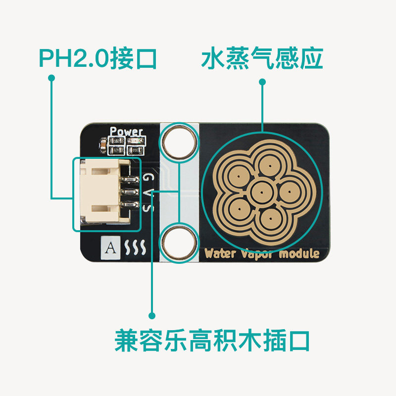 Wasserdampf-sensormodul, regentropfensensor, regendetektor, kompatibel ...
