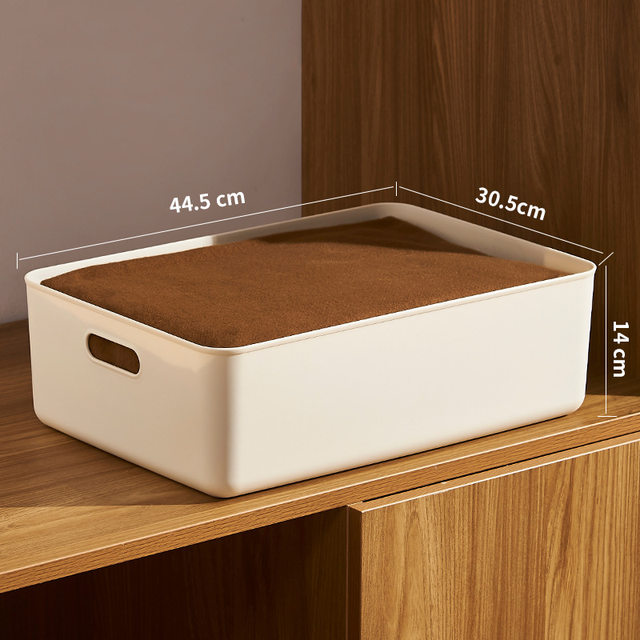 Thickened storage box sundries storage basket kitchen cabinet plastic ...