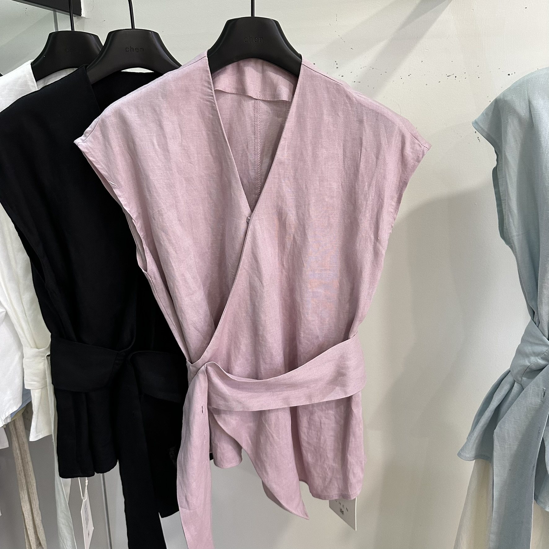 Korean cross V-neck design temperament strap vest shirt for women 2025 ...