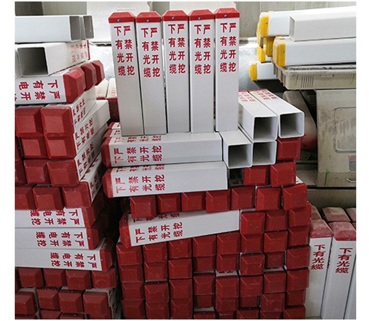 Cable pvc fiberglass pile boundary cement warning | Ruishuo Water ...