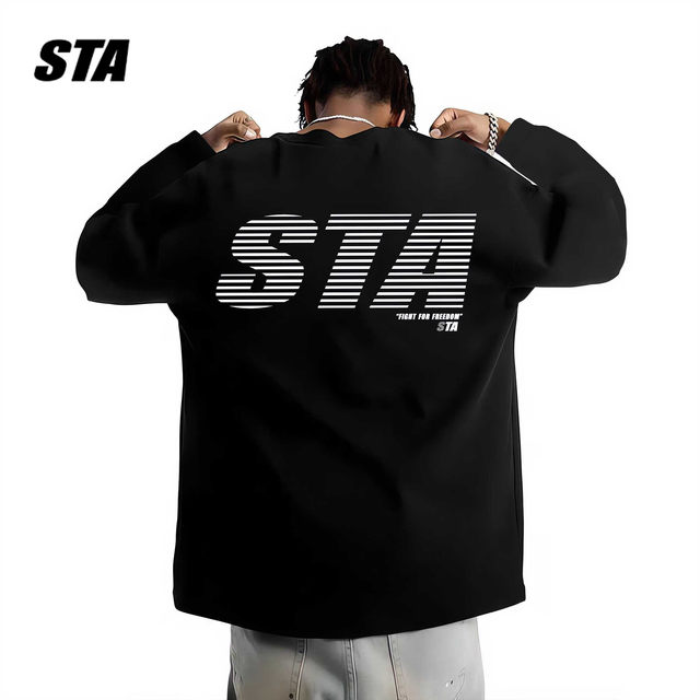 STA flagship store American trendy brand long-sleeved men's and women's ...
