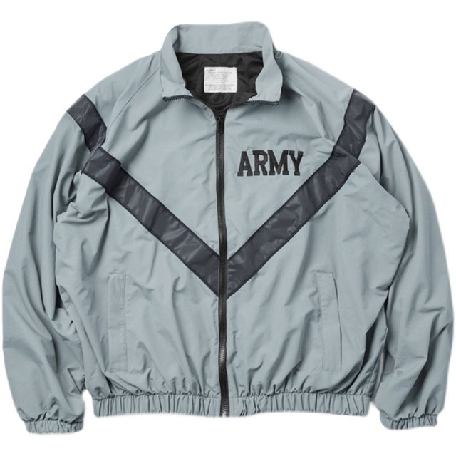 GUNCHILLIPFU training jacket military style retro casual sports large V ...