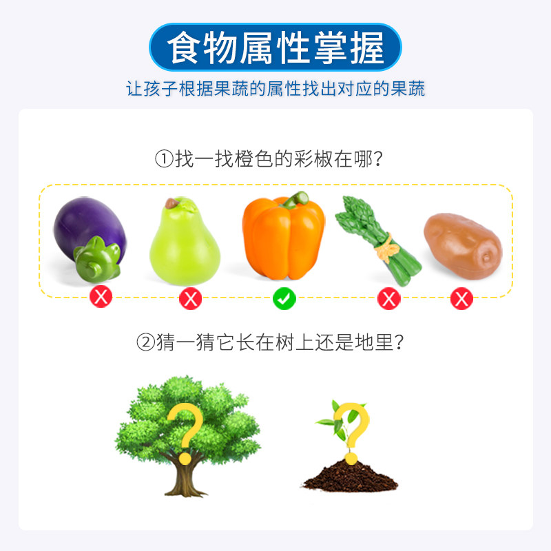 Jeu de fruits et légumes Fritzs - Jouet éducatif pour tout-petits