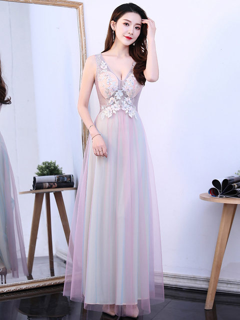 Nightclub KTV evening dress long skirt sexy high -end dress night ...