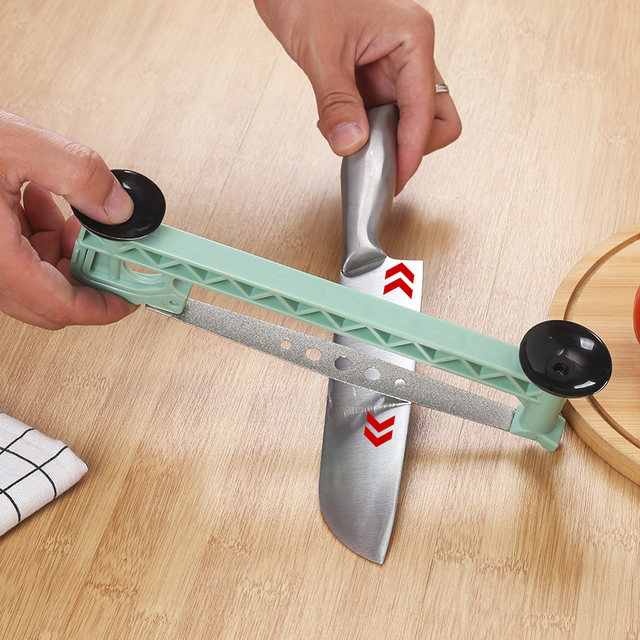 Diamond suspended knife sharpener kitchen double-sided whetstone ...