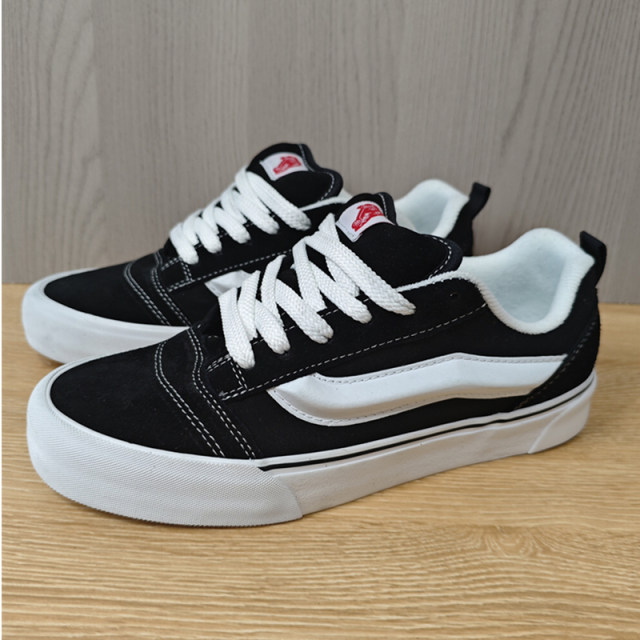 2025 new Knu skool classic black low top shoes American fat bread shoes ...
