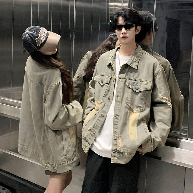 MPStudios Original Men's Men's Fangcun BDLS Studio Goku Loose denim ...