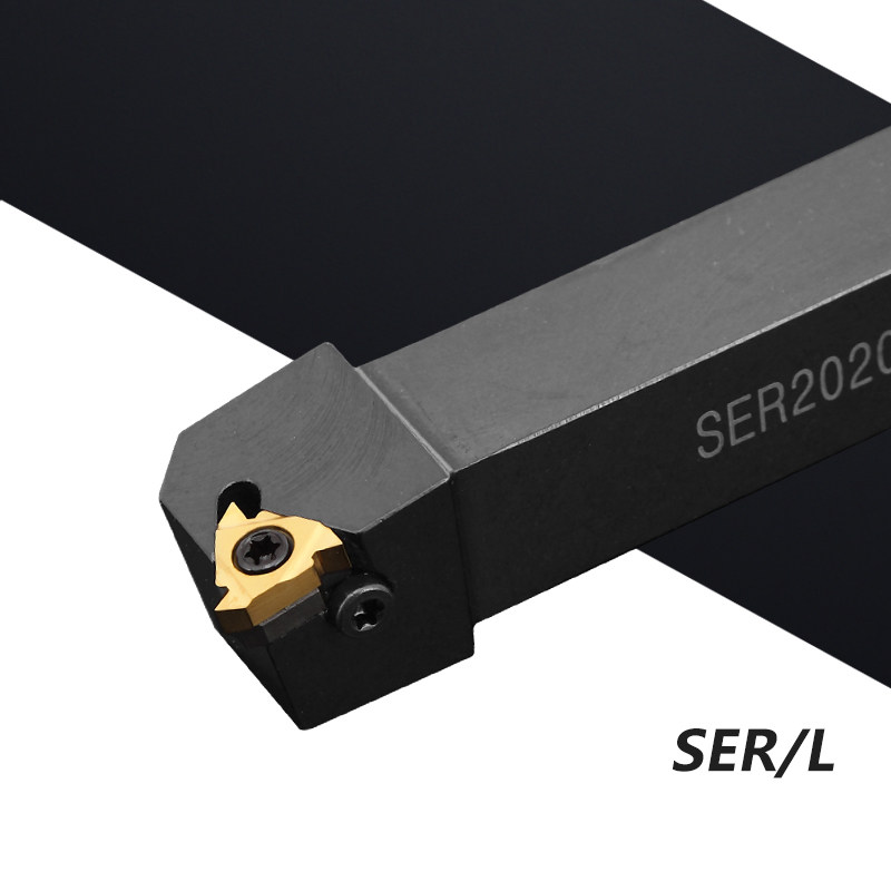 CNC Tool Holder External Thread Turning Tool SER2020K16/2525M16 Trapezoid T-Shaped Thread Lathe ...