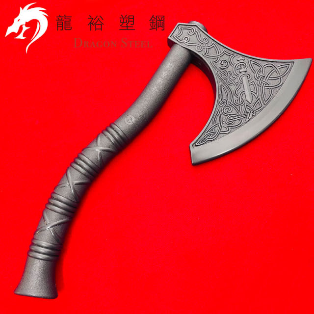 Longyu plastic steel Viking battle ax hand ax outdoor equipment ax ...