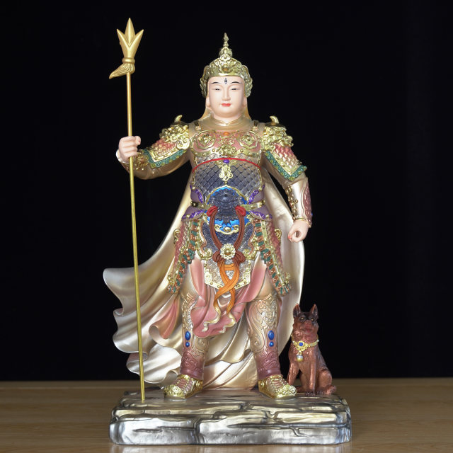 Erlang God Yang Jian ornaments Erlang Yang Jian Roaring Heavenly Dog ...