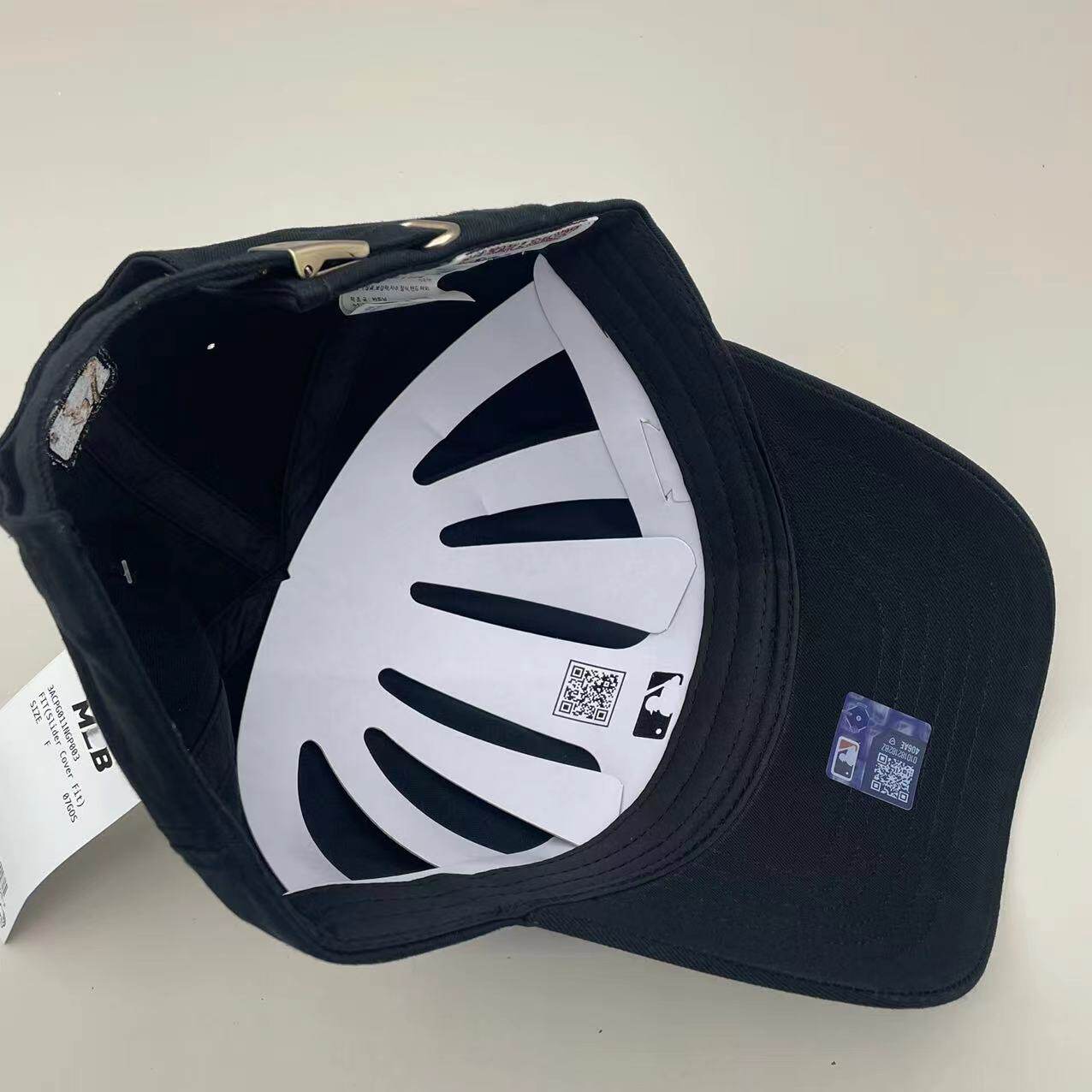 South Korean MLB Yankee team NY tide brand classic soft -top small gold ...