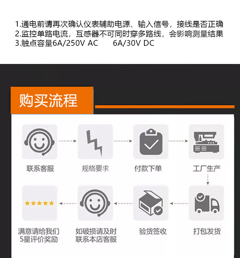 Fengqi brand f013 ac intelligent digital display induction ammeter ...