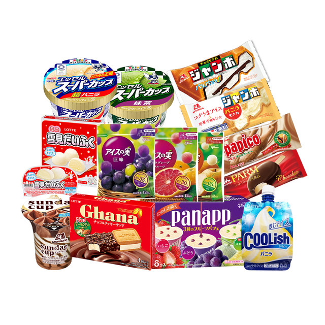 Japanese imported Morinaga Meiji Guligo Lotte ice cream best-selling ...