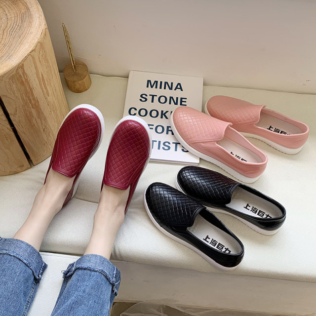 Rain boots for women, summer outer water shoes, non-slip rubber shoes ...