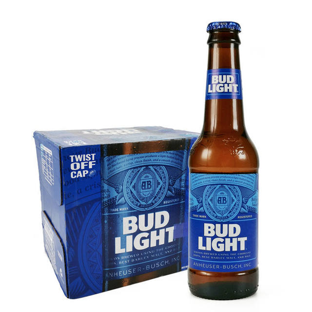 Blue Budweiser screw cap beer 300ml*24 bottles Budweiser/BudLight ...