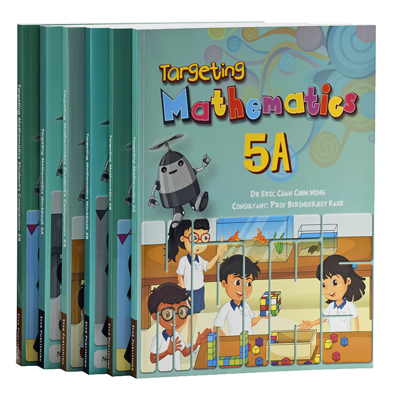 Original Singapore mathematics textbook TargetingMathematics5A/5B ...
