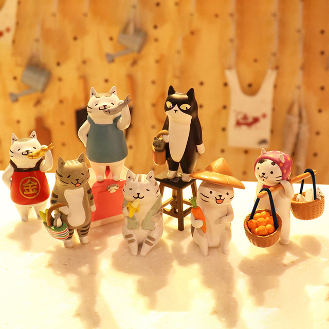 Taiwan Genuine Partner Toys PARTNER TOYS Meow's Market Gacha, a ...