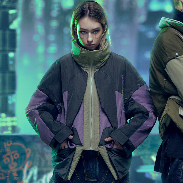 Do Not Be Evil Alien Hacker Jacket Cyberpunk Street Urban Functional ...