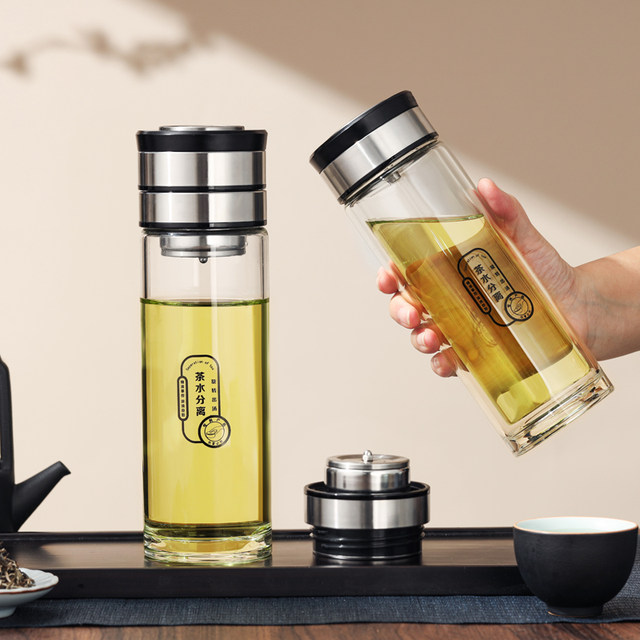 Huierya mechanical cover rotating tea water separation tea cup single ...