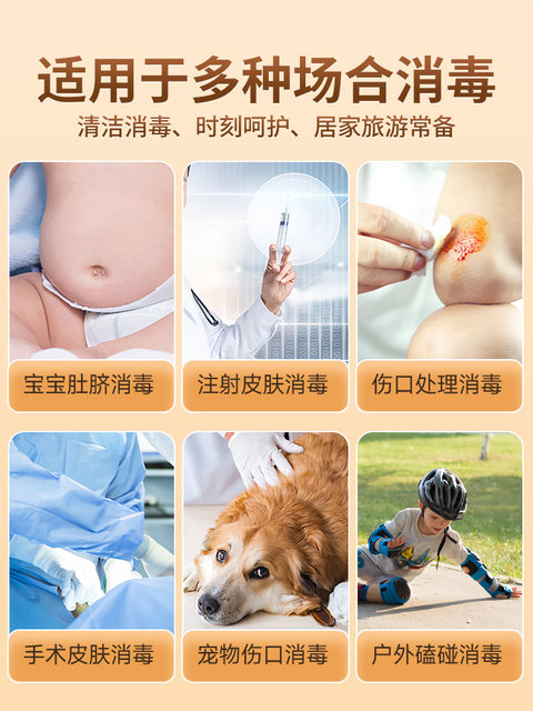 Iodophor disinfectant, medical solution, skin wound medical ...