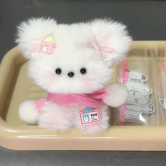 Rabbit fur twist stick puppy accessories handmade diy material package ...