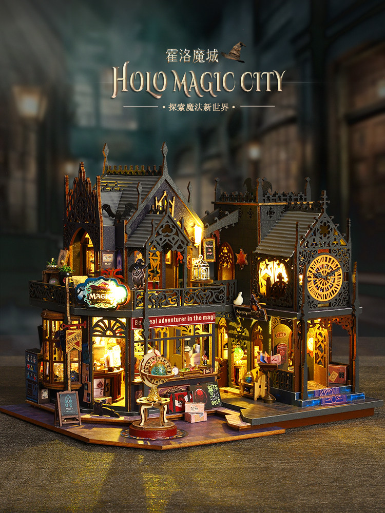 Holo magic city diy cabin – mini boutique magique faite à la main en ...
