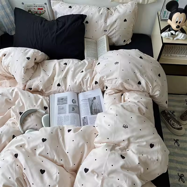 Class A bedding four-piece set pure cotton 2024 new bed sheet quilt ...