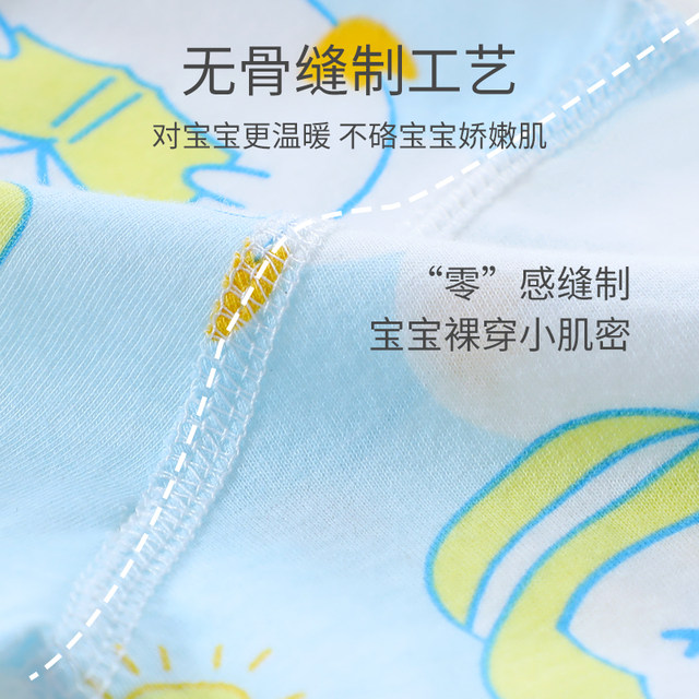 Baby onesie summer thin baby cotton short-sleeved trousers crawling ...