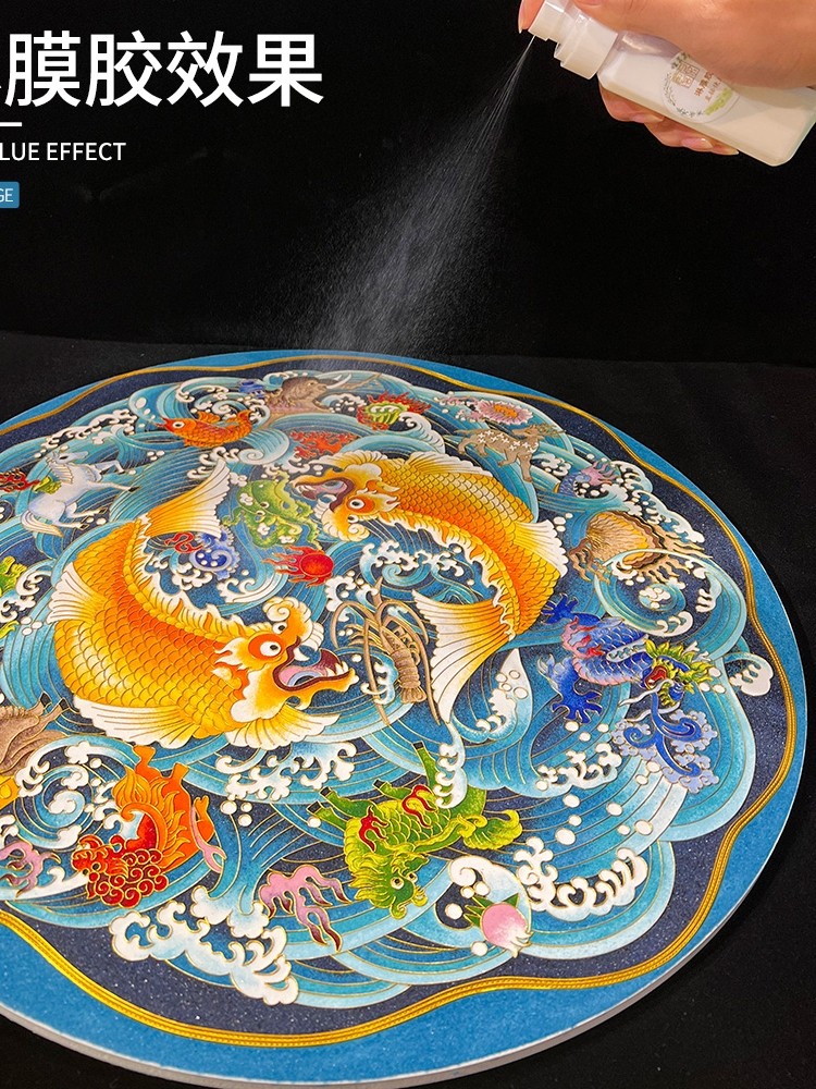 Cloisonné Enamel Sand Fixing Glue Collection - Jingyun Pavilion