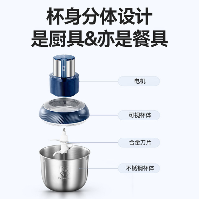 Miaokang meat grinder household small mixer electric multi-function ...