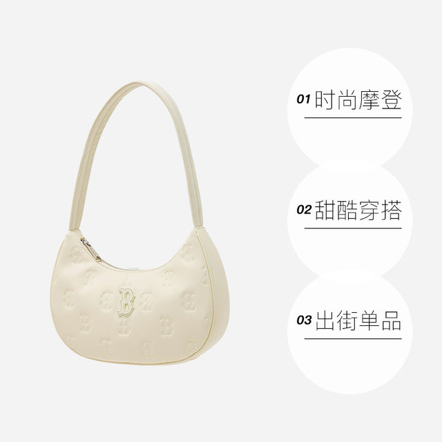 MLB men's and women's printed presbyopic armpit bag casual zipper ...