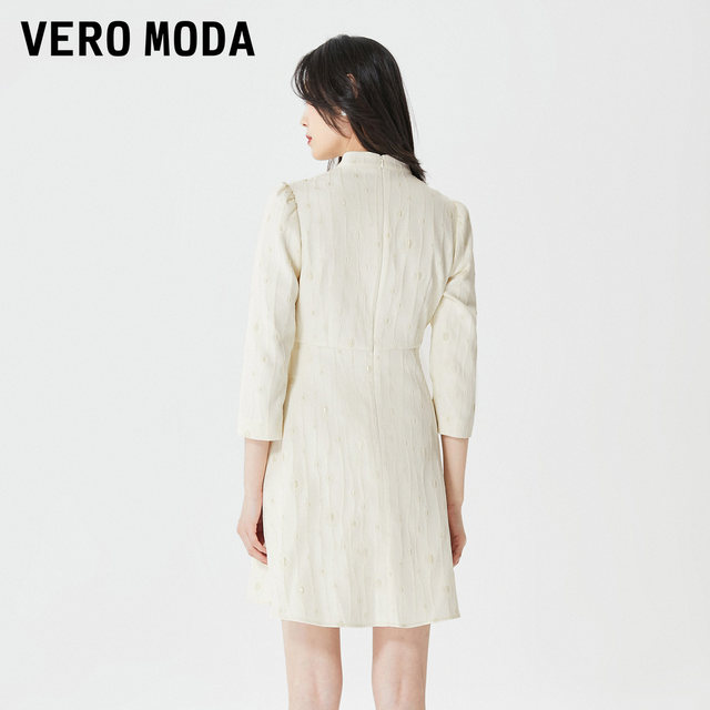 VEROMODA Ora dressed dress in autumn seven -point sleeve elegant waist temperament new Chinese ...