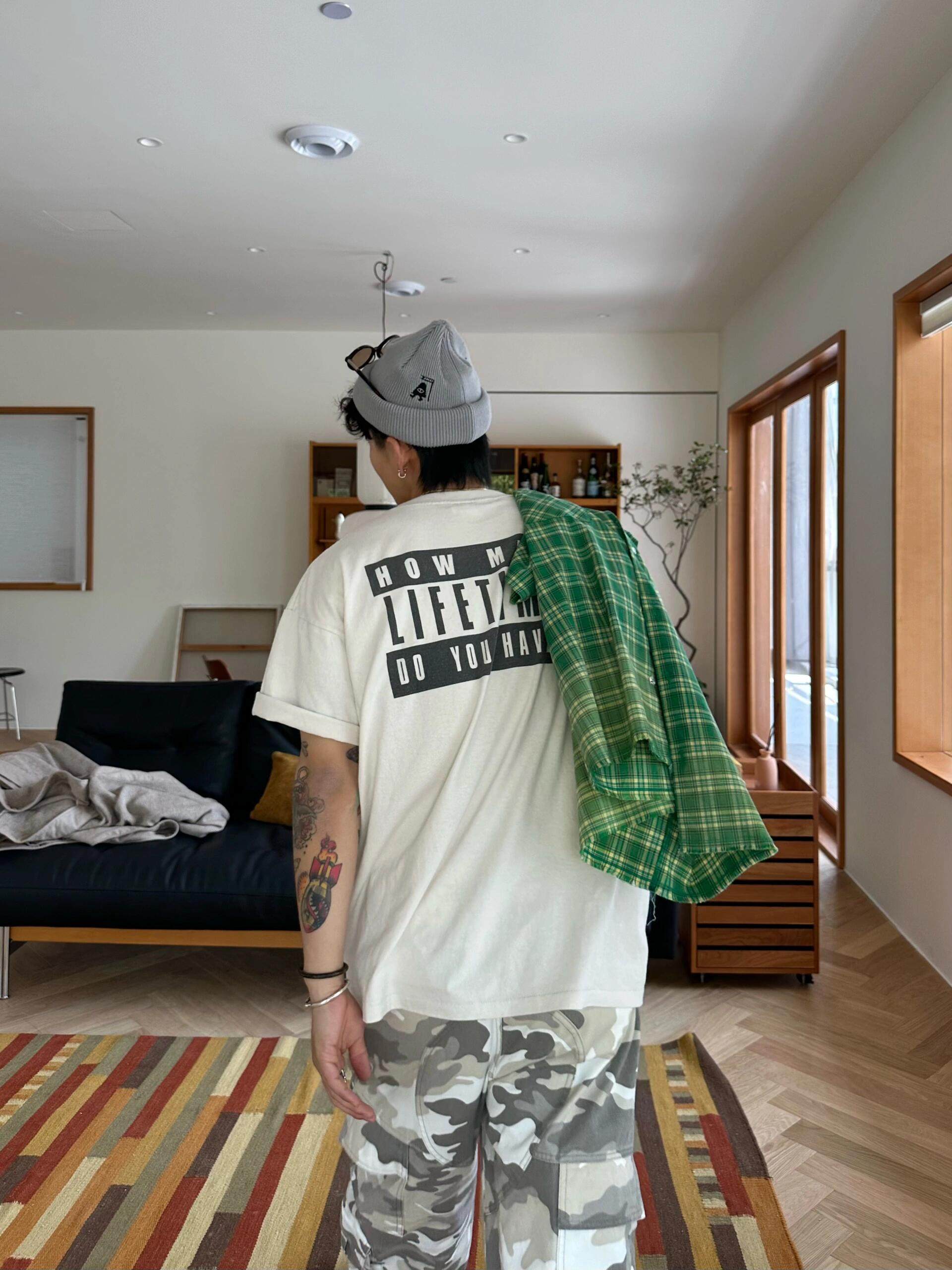 SAINT MICHAEL niche trendy brand band printed short-sleeved American ...