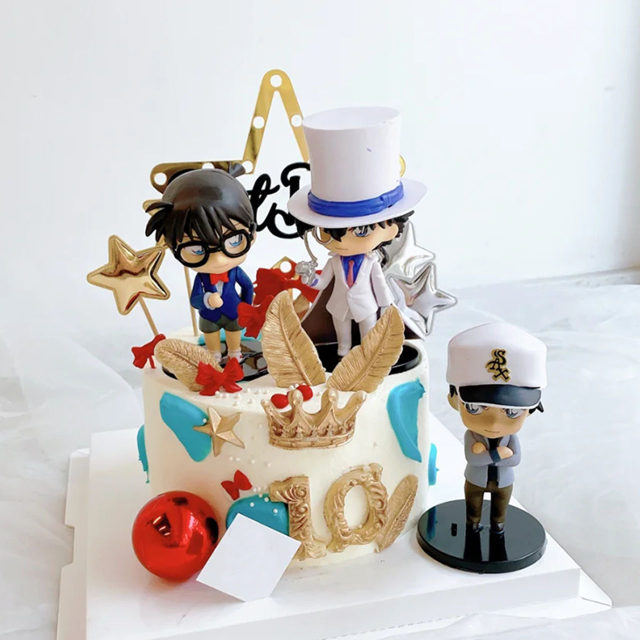 New arrival Detective Conan's Birthday Cake Boy kids Joint 10 Birthday ...