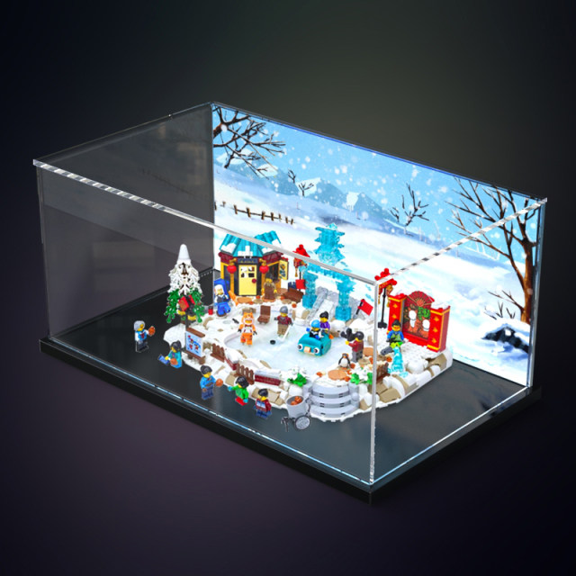 Acrylic display box is suitable for Lego 80109 China Spring Festival ...