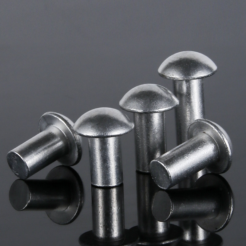 Semi-Round Head Solid Rivet GB867 Round Head Aluminum Rivet Round Cap ...