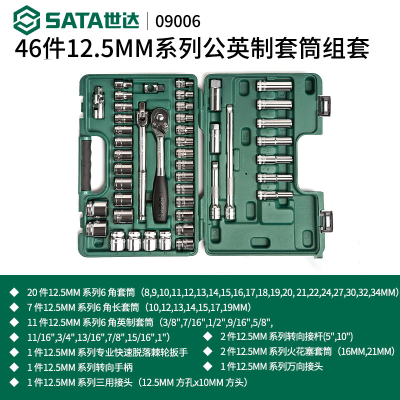 Juego de Herramientas de Reparación de Automóviles Sata 09006 - Kit de ...