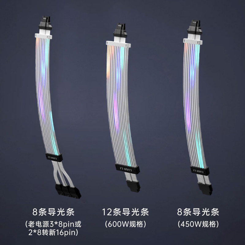 Lian Li 12VHPWR 3x8Pin to 16Pin Graphics Card Cable - Neon Series