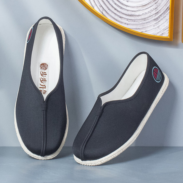 Cicada says Cicada says thousand layer bottom handmade cloth shoes men ...